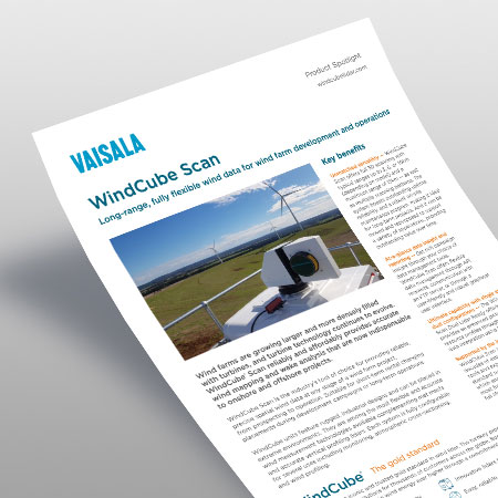 Vaisala | Wind Energy, WindCube Scan
