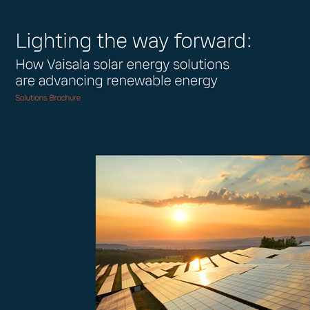 Automatic Weather Station AWS810 Solar Edition | Vaisala