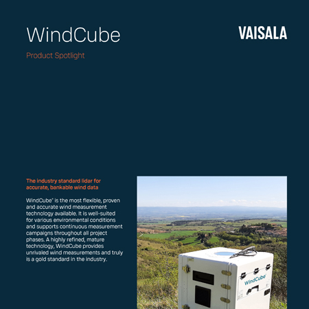 Wind Energy, WindCube | Vaisala