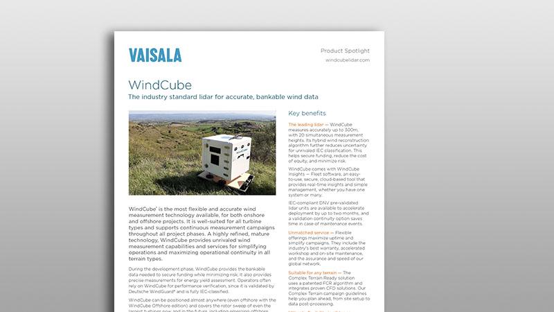 WindCube Complex Terrain Ready | Vaisala