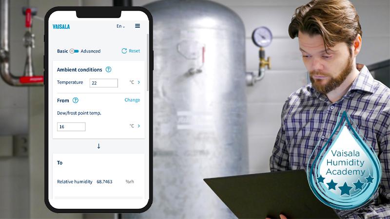 Humidity Academy, episode 4: Vaisala Humidity Calculator for parameter ...