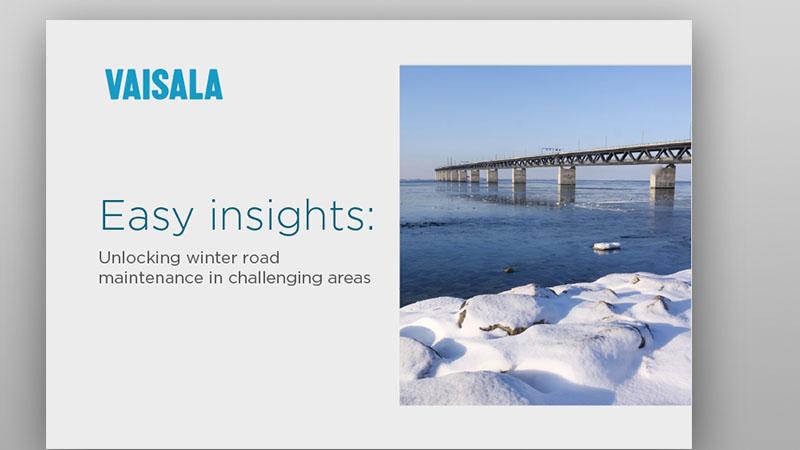 Going hybrid: The game-changing approach to winter road maintenance | Vaisala