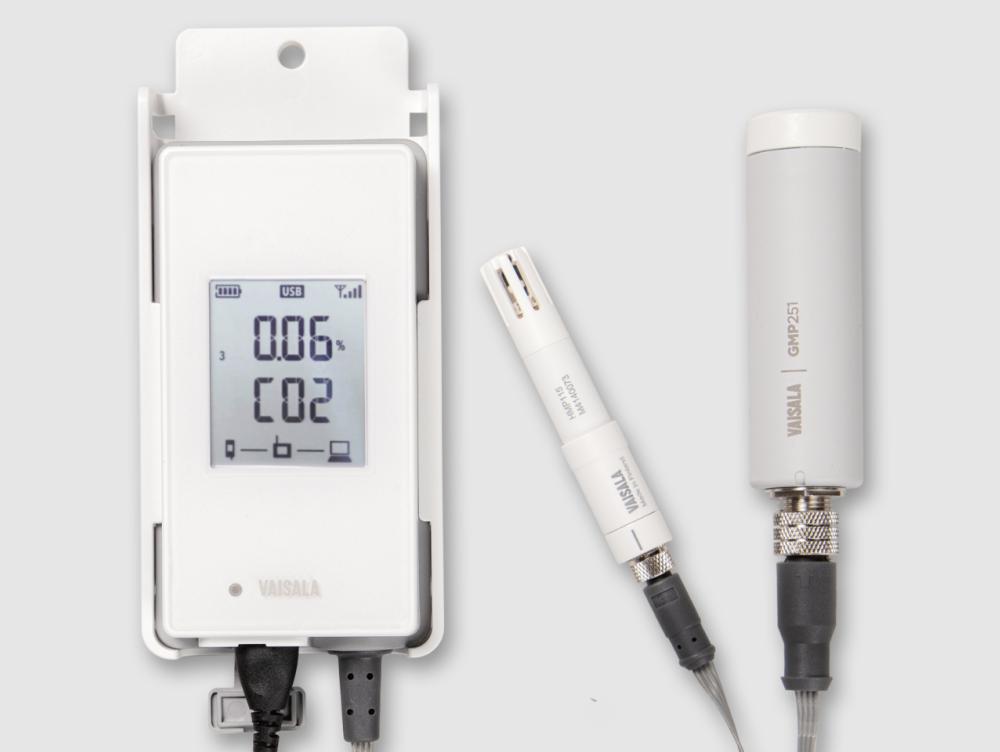 VaiNet wireless CO2 data logger RFL100 For incubator monitoring | Vaisala